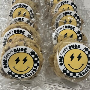 One Happy Dude Tattoos, Party Favor Temporary Tattoos, Smiley Face ...