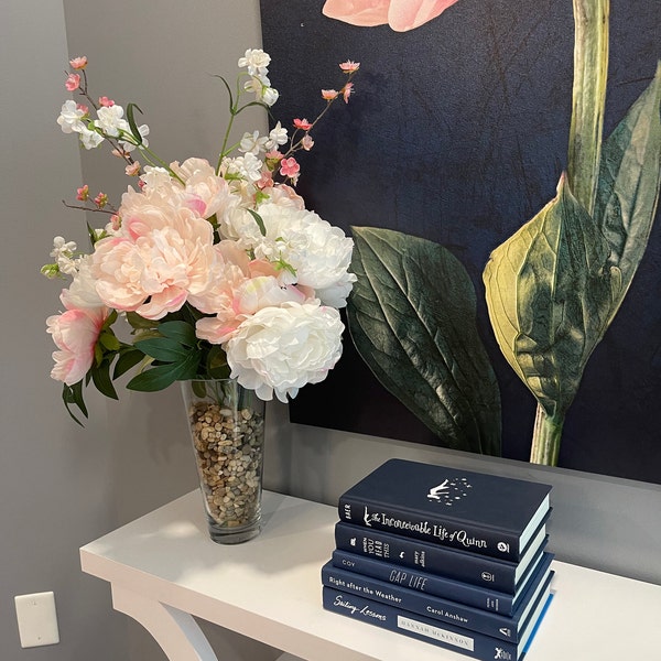 Pink and Fuchsia Book Decor Bundle Luxe Soft and Hot Pink Books for ...