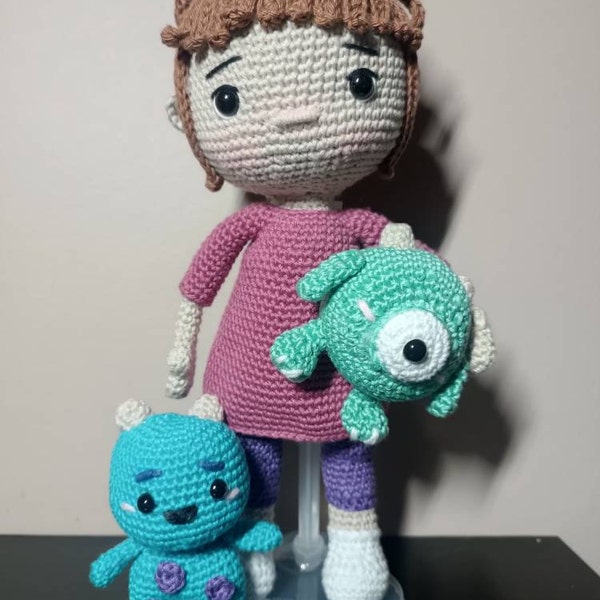 Booee,miky,sullisan and Outfit Crochet English Pattern - Etsy