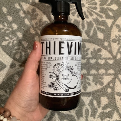 Thieves Cleaner Label Household Cleaner Spray Bottle Label All Purpose ...