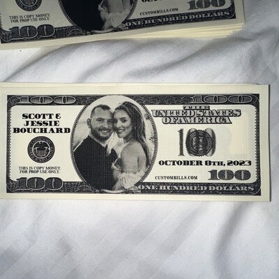 Prop Custom Fake Money Cash Bills Play Bachelorette Party Birthday ...