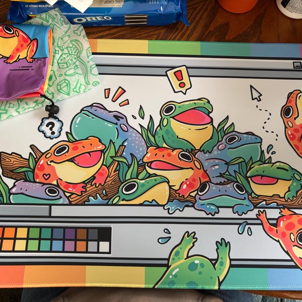Frogs.jpg Playmat // Deskmat and Mousepad // Accessories for MTG - Etsy