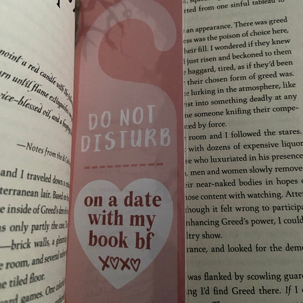 Do Not Disturb Bookmark Series | in My Romance Era | Book Lover | Busy ...