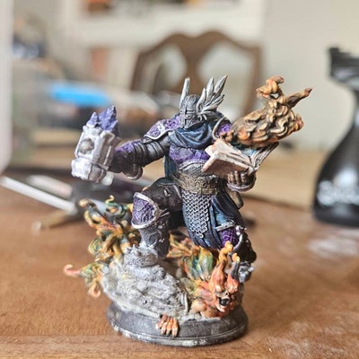 Ogre With Mace 28mm & 32mm Scale 73mm Tall Dungeons and Dragons ...