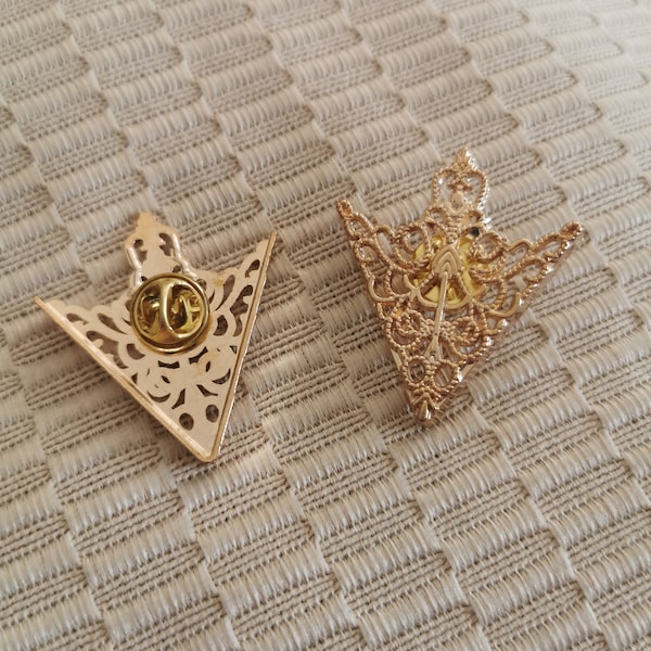 Triangle Collar Pin, Collar Tips, Collar Studs, Collar Pins Collar Tips ...