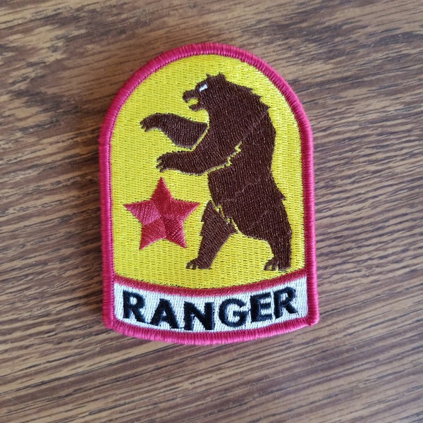 Fallout New Vegas Inspired Ranger Bear NCR Cosplay Gamer Patch Hook and ...