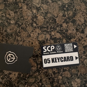SCP Foundation Departmental ID Card / Badge Customized With - Etsy