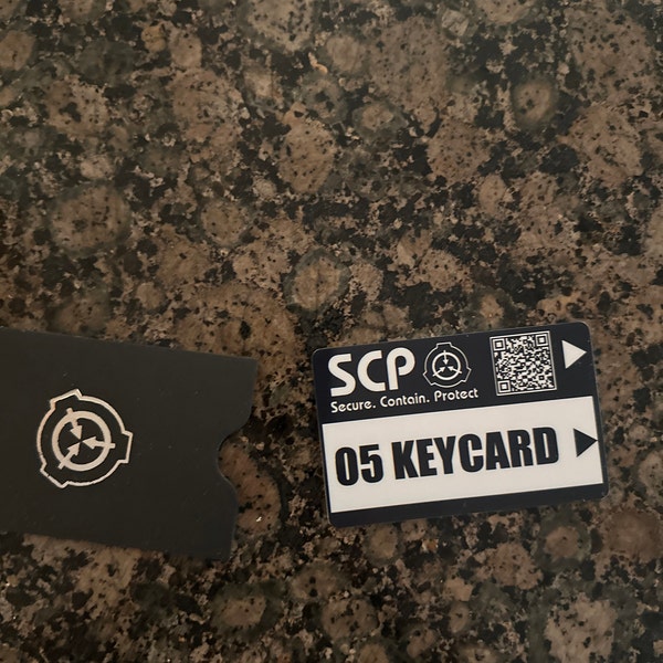 SCP Foundation Key Cards - Secret Laboratory Version - Etsy