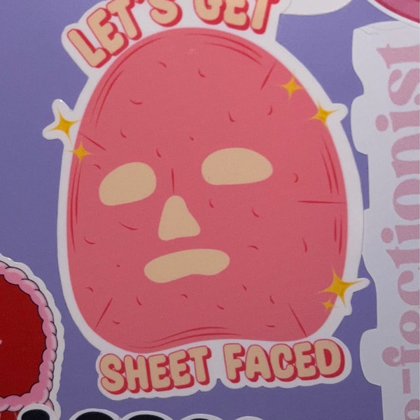 Be Good to Your Skin Smiley Face Sticker, Esthetician Gift, Skin Care ...