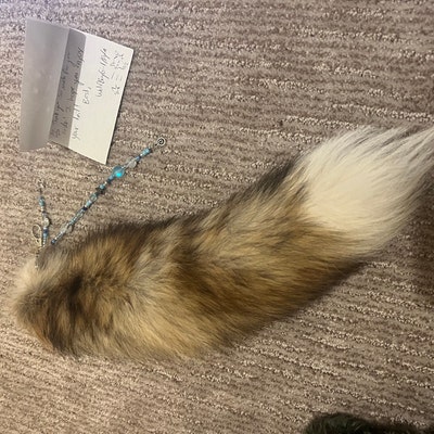 Custom Beaded Tail Keychain for Therians, Furries, Cosplay, Alternative ...