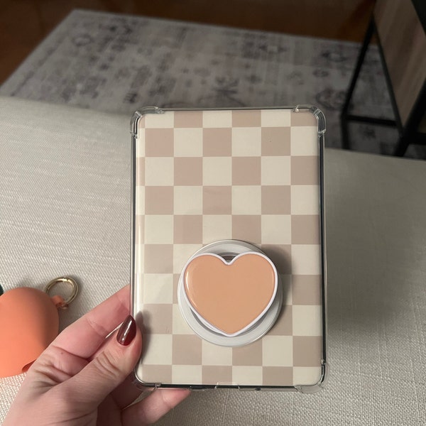 Kindle Paperwhite Skin Decal Case Inserts | Checkered Neutral Beige ...