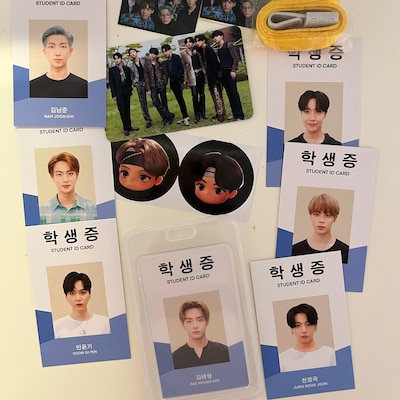 BTS ID Card - Etsy