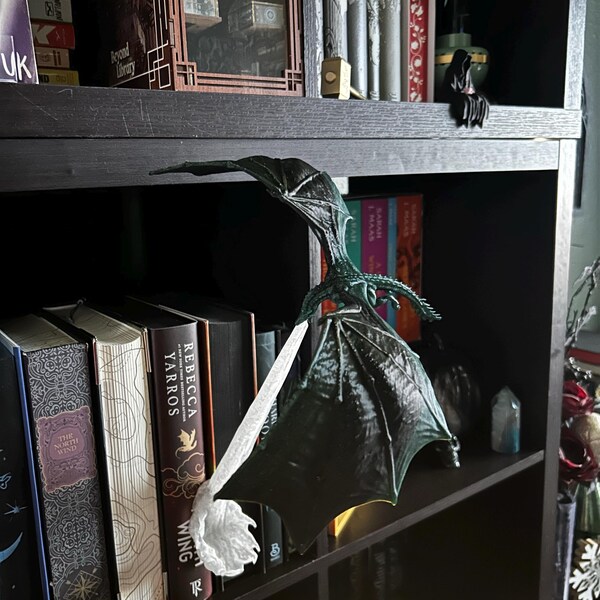 Fire Breathing Dragon Wyvern Book Nook or Wall Mount - 3D Print ...