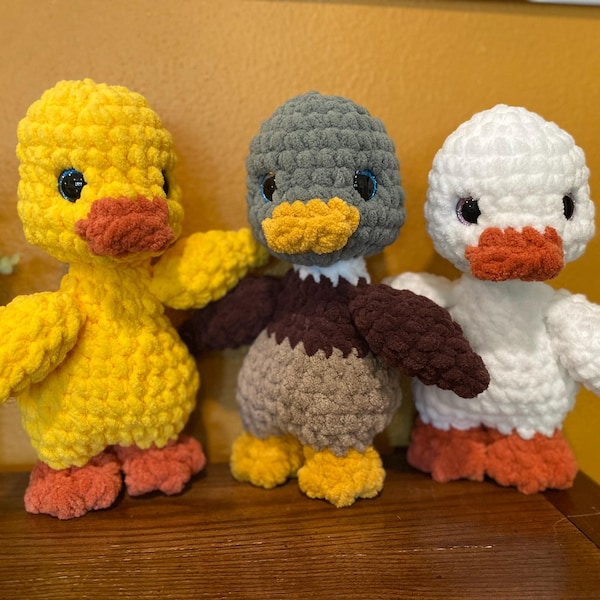 Waddles the Duck Crochet PATTERN | Marty the Mallard Modification ...