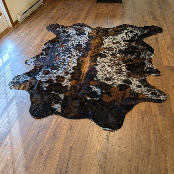 Tricolor Mini Cowhide Rug, High Quality Cowhide Rug, Hair on Hide ...