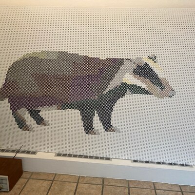Badger Polygonal Geometric Cross Stitch Pattern PDF - Etsy