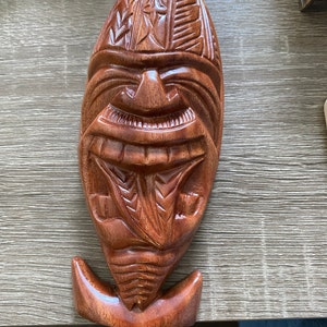 22 Mask LONO TIKI God of Goodluck and Happiness Hawaiian - Etsy