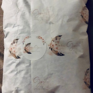 CUSTOM Stickers Roll Custom Logo Stickers Custom Label Roll | Etsy