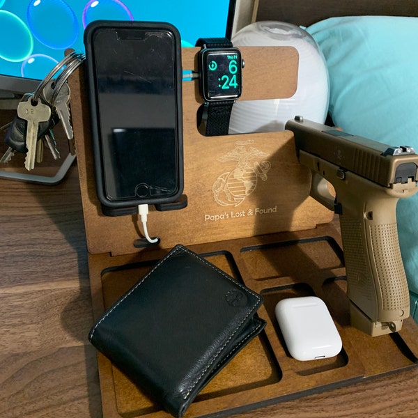 Wooden Docking Station, Police Officer Docking Station, Wood Stand for ...