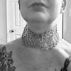 NECK CILICE - 5 Row - Metal and Leather - Etsy