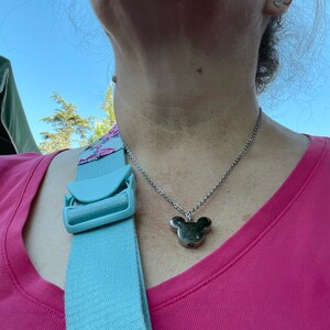 FIKA Mickey Mouse Cremation Ashes Remembrance Urn Pendant Necklace ...