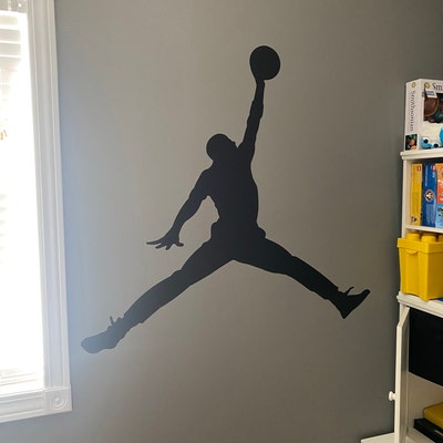 Michael Jordan Wall Decal Jumpman Decal Basketball Wall Decal Jordan ...