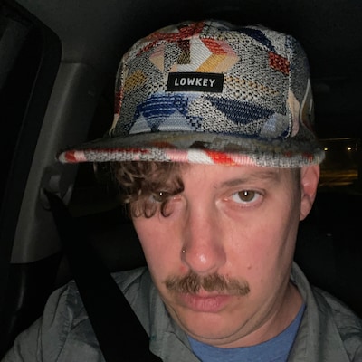 Hatphile Patchwork Lowkey Yeet Epiphany 5 Panel Hat Camp Cap 7 1/4 58 ...