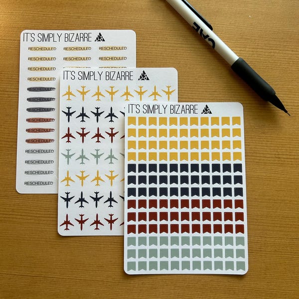 Circle Full Checklist Flag, Checklist Stickers, Standard Vertical ...