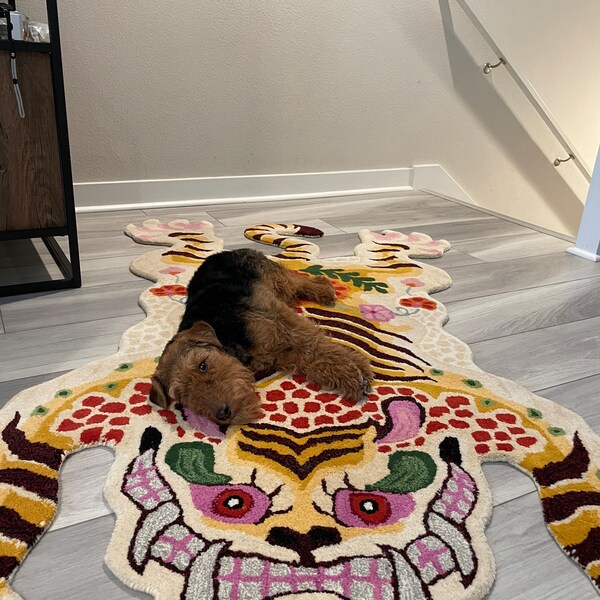 Squirrel Rug Kids Rugs Animal Rug Hand Tufted Rug Carpet Kids Room ...