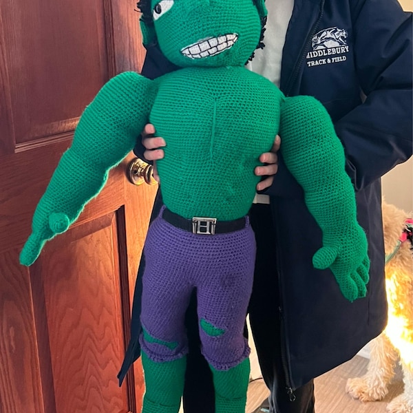 CROCHET PATTERN - HULK - Giant - the Incredible Hulk - Amigurumi ...