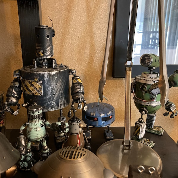 Robot. Green 318 Block Bot. Limited Edition. - Etsy