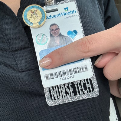 Custom Badge Buddy, Badge Buddy Nurse, RN Badge Buddy, Healthcare ...