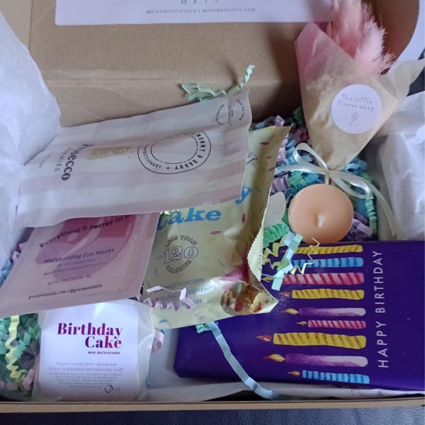 18th Birthday Gift Box: Spa Pamper Hamper for Teen Girl, 18 Birthday ...