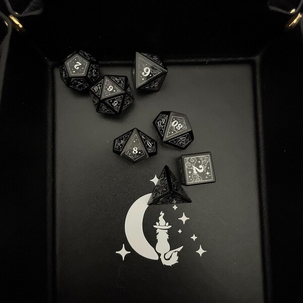 Shadowy Forest Dnd Dice Set, Polyhedral Dice, D&D Dice, Dungeons and ...