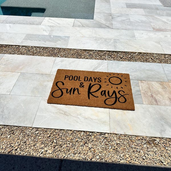 Pool Days and Sun Rays | Outdoor Summer Gift | Pool Decor | Swimming ...