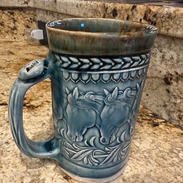 Steampunk Pottery Mug - Etsy