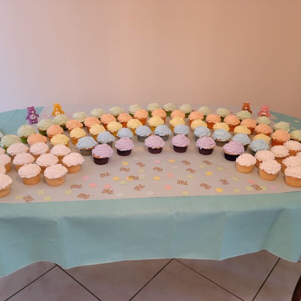 First Birthday Confetti Pastel Rainbow - One Confetti - Set of 120 ...