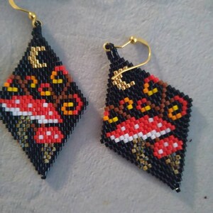 Aurora Borealis North Pole Seed Bead Fringe Earring Pattern, Northern ...