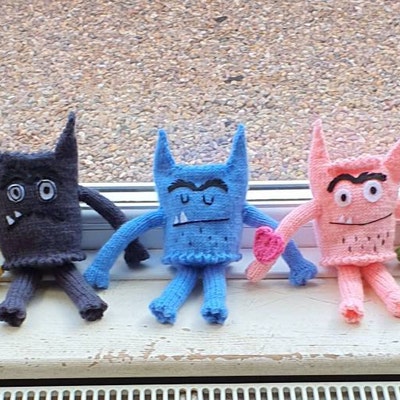 NUMBERBLOCKS Knitting Pattern. 16 Characters on Wood. PDF Download. - Etsy