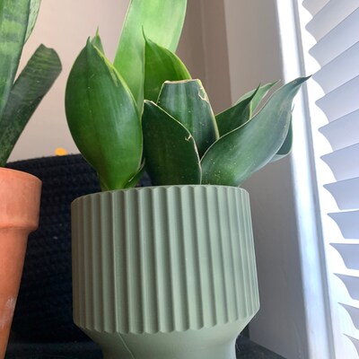 Lightweight Planter Pot Olive Green 4,6 and 8 Sizes - Etsy