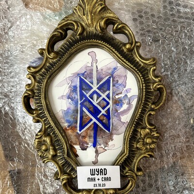 The Grief Handmade Baroque Frame, Complete With Prints, Glass and Metal ...