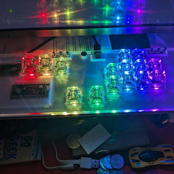 Clear Pocketxt V2 | Split Layout Stickless Controller for Consoles [PS3 ...