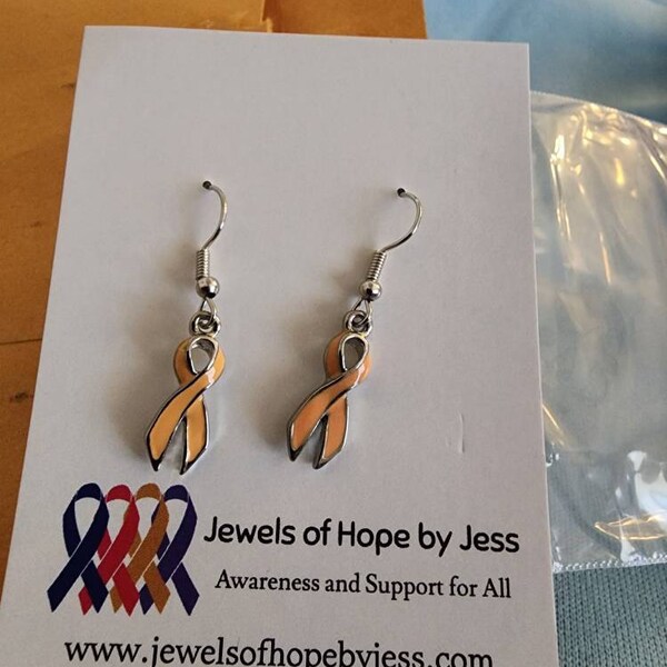 Appendix Cancer Awareness Ribbon Necklace - Etsy