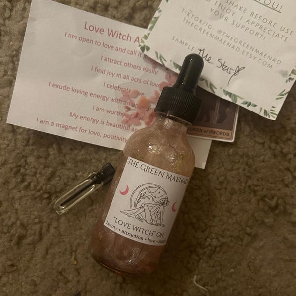 Love Witch Oil ~ Intention Oil, Ritual Oil, Love Witch Perfume, Love ...
