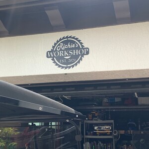 Custom Workshop Sign LOW PRICE Free Shipping Custom Metal Sign Gifts ...