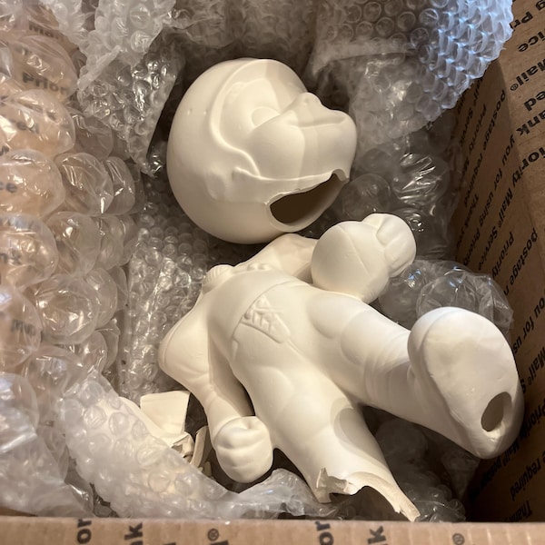 Native American Figurine Ready to Paint. Unpainted Ceramic Native ...