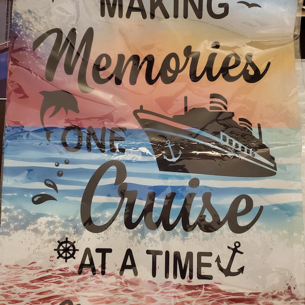 Magnetic Cruise Ship Door Decoration Banner, Personalized Anniversary ...