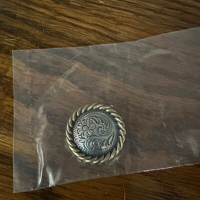 Classic Skeleton Vintage Conchos With Screw Back Attachments Polished ...