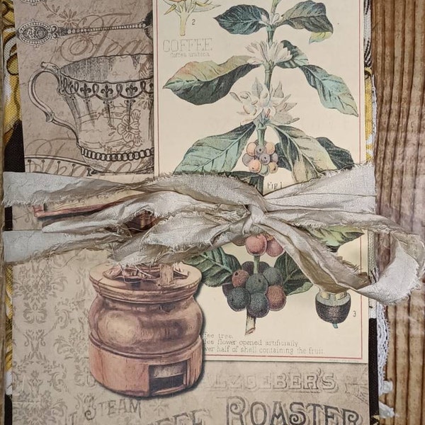 Coffee Junk Journal Printable Ephemera, Coffee Embellishments, Digital ...