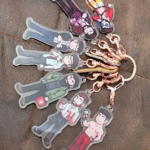 Catboy Glass Joe & Great Tiger Punch-out Acrylic Charms - Etsy